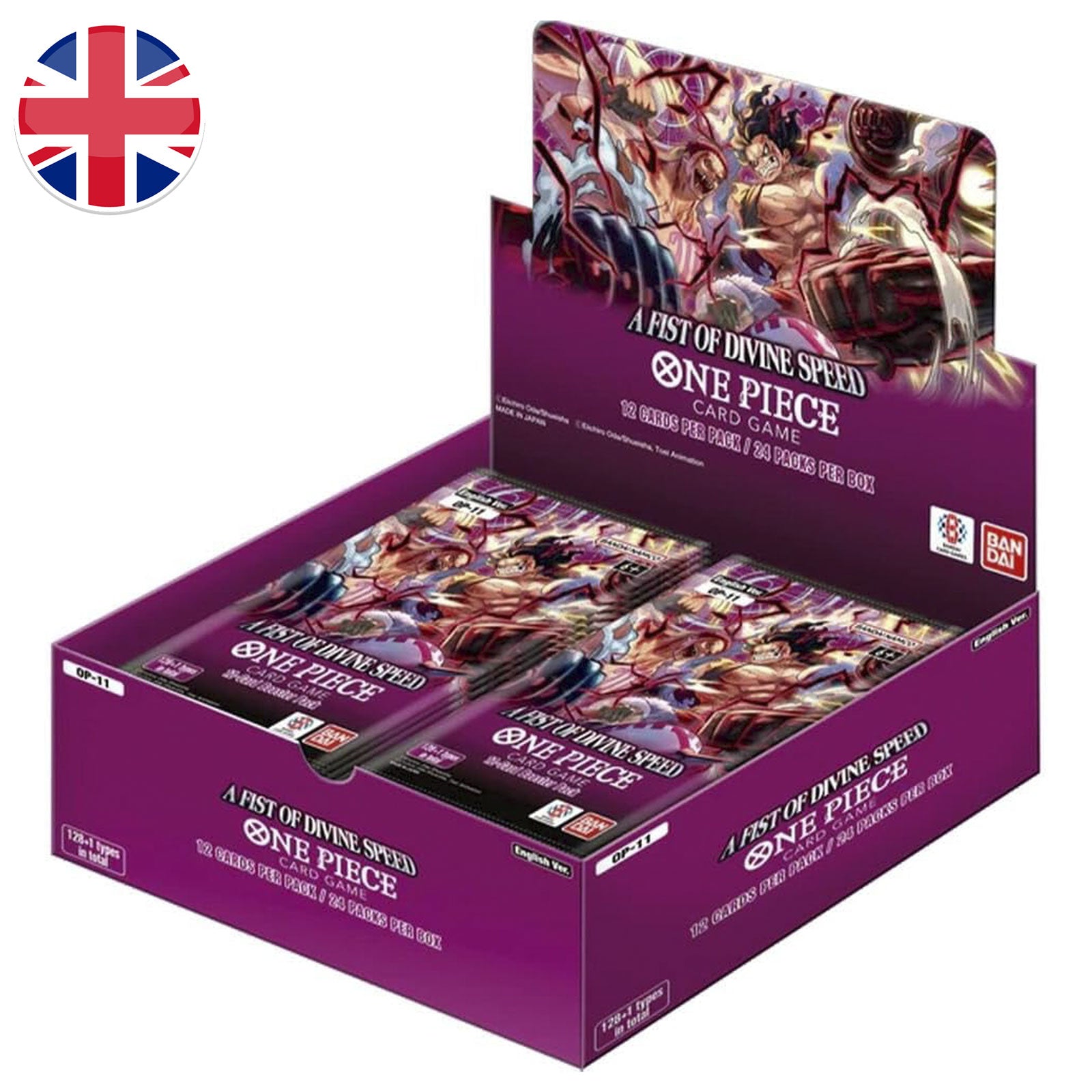 Box Display 24 Bustine - OP11 - A Fist of Divine Speed - ENG - ONE PIE