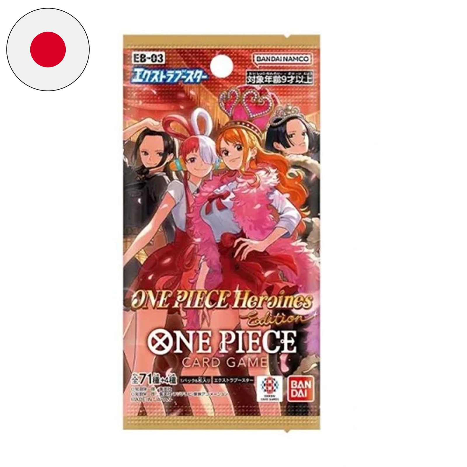 Bustina EB03 - Heroines Edition - JAP - 6 Carte ONE PIECE Card Game