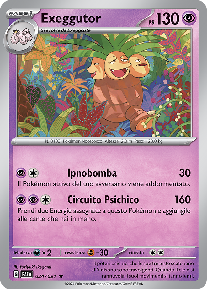 Exegguttor 024/091 Holo - ITA - Near Mint - Scarlatto e Violetto - Des