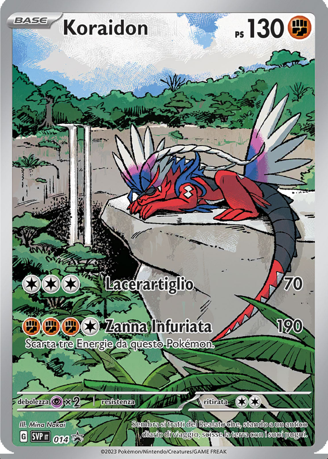 Koraidon SVP 014 Illustrazione Rara - ITA - Mint Sigillata - Promo Sca