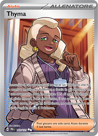 Thyma PRE 143/131 Full Art - ITA - Near Mint - Scarlatto e Violetto